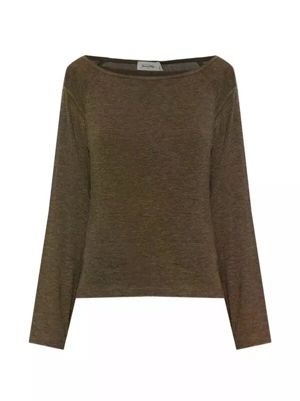 American Vintage Ladbay Long-sleeve T-shirt - Brown