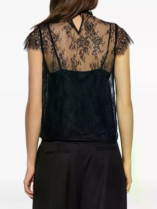 Posse Blake Lace Silk Blouse