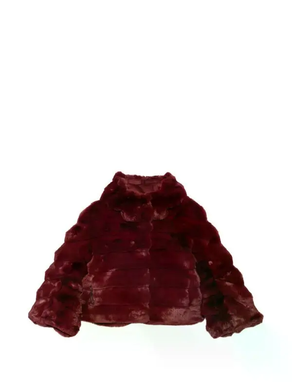 RRD Faux-fur Panelled Coat - Red