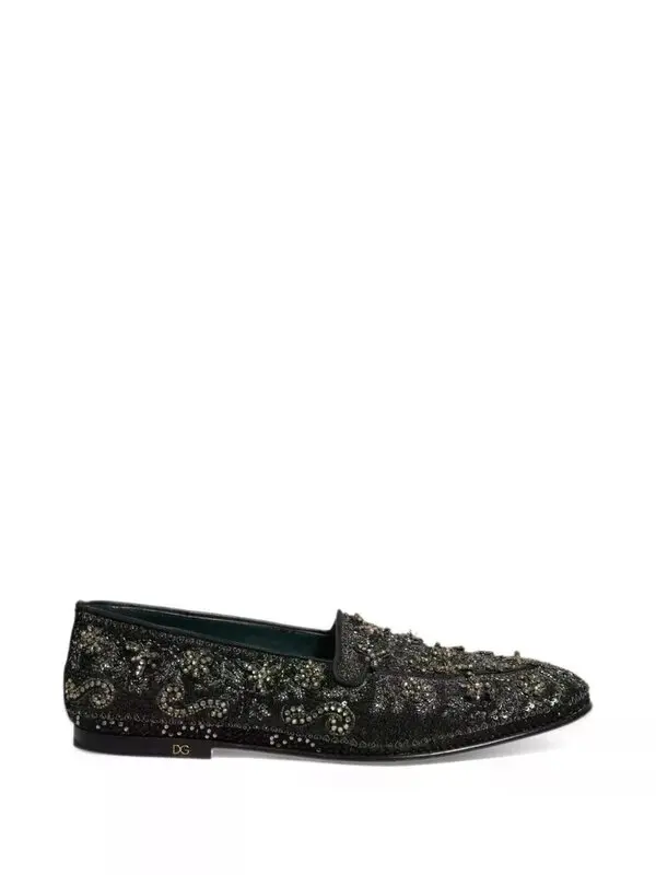 Dolce & Gabbana Rhinestone-embellished Loafers