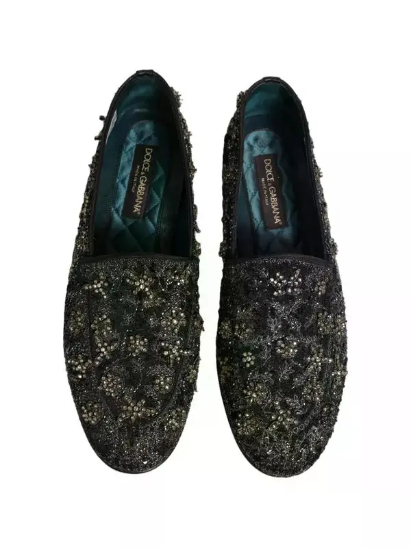 Dolce & Gabbana Rhinestone-embellished Loafers