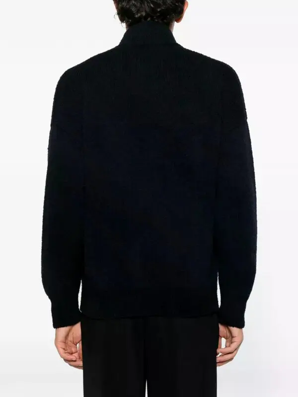 UMIT BENAN Suvretta Zip-up Ribbed-knit Cardigan