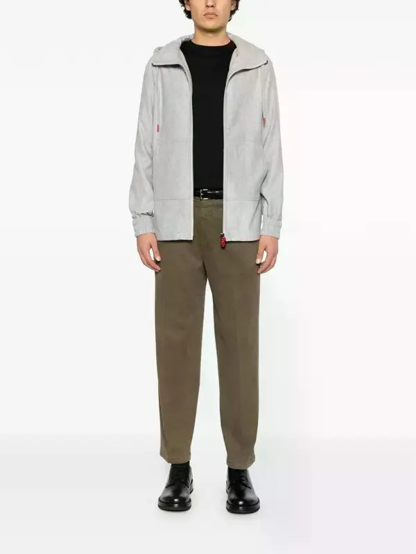 BRIGLIA 1949 Portofino Pleated Tapered Trousers