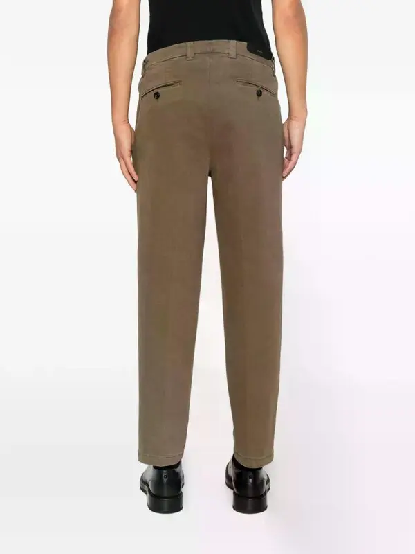 BRIGLIA 1949 Portofino Pleated Tapered Trousers