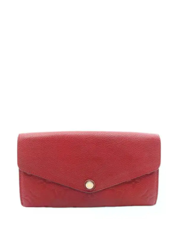 LOUIS VUITTON 2015 Portefeuil Sarah Monogram Empreinte Bi-fold Wallet