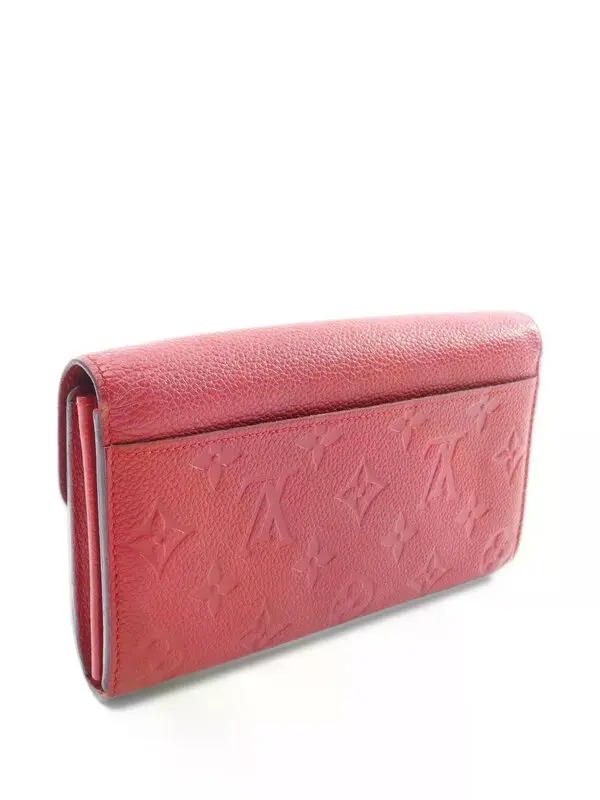 LOUIS VUITTON 2015 Portefeuil Sarah Monogram Empreinte Bi-fold Wallet