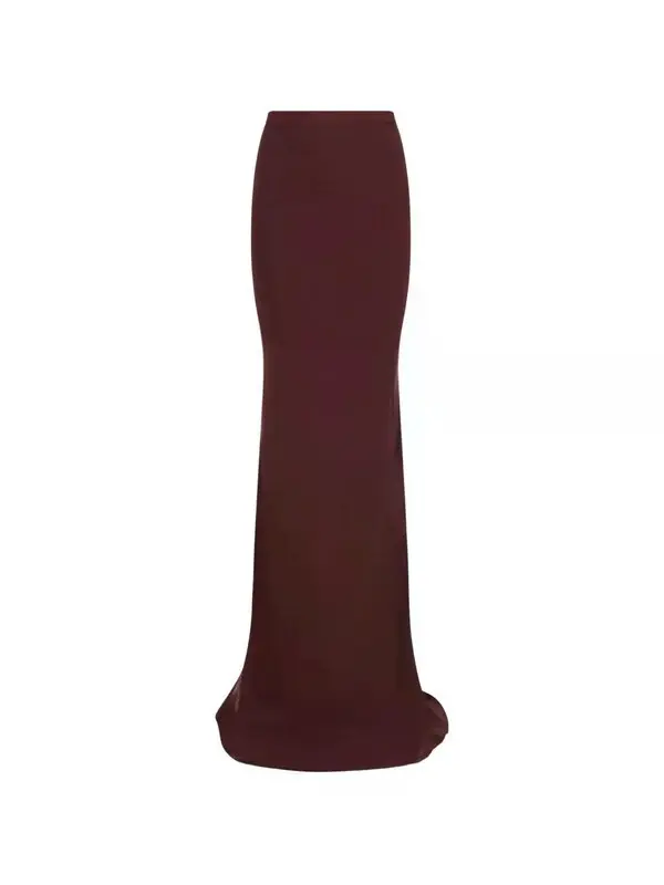 Rick Owens Slip High-waisted Floor-length Maxi Skirt