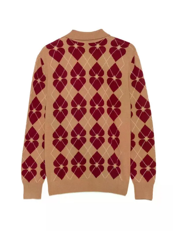 MC2 SAINT BARTH Hadidy Chargyle Heart-intarsia Sweater