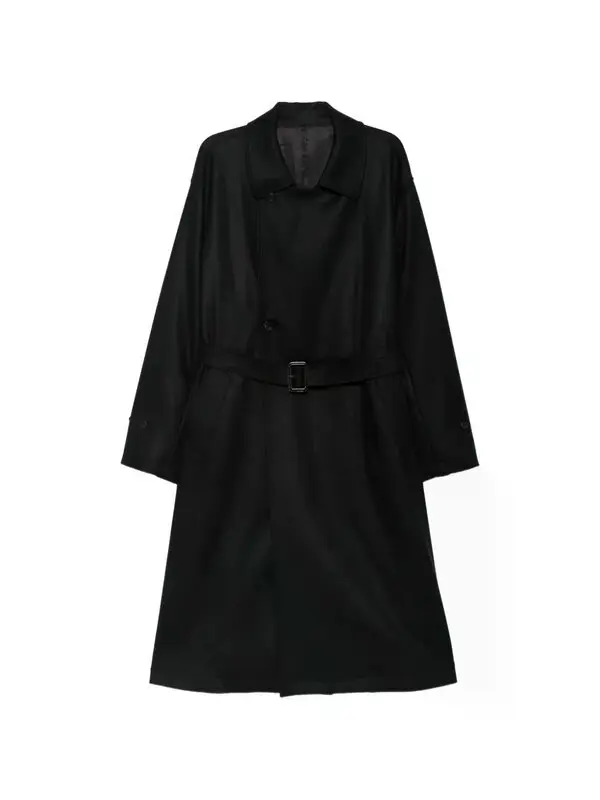 SSSTEIN Belted Double-breasted Coat