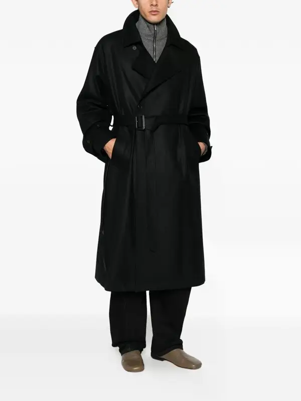 SSSTEIN Belted Double-breasted Coat