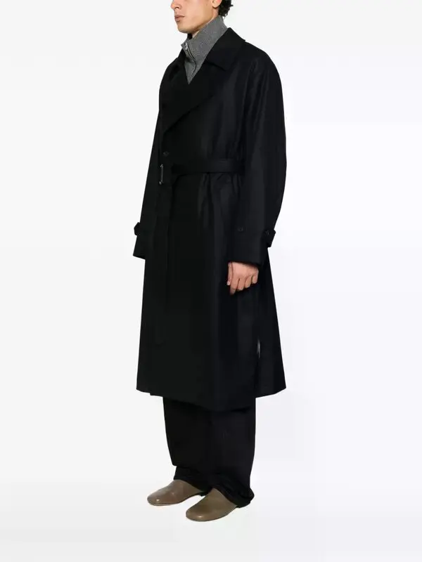 SSSTEIN Belted Double-breasted Coat