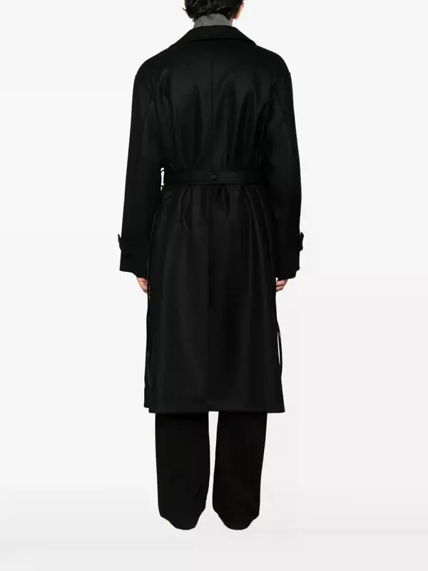 SSSTEIN Belted Double-breasted Coat