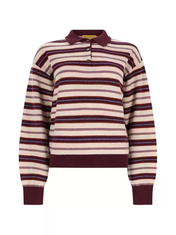 Guest In Residence Striped Cashmere Sweater - Neutrals