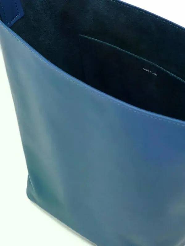 Auralee Small Leather Tote Bag