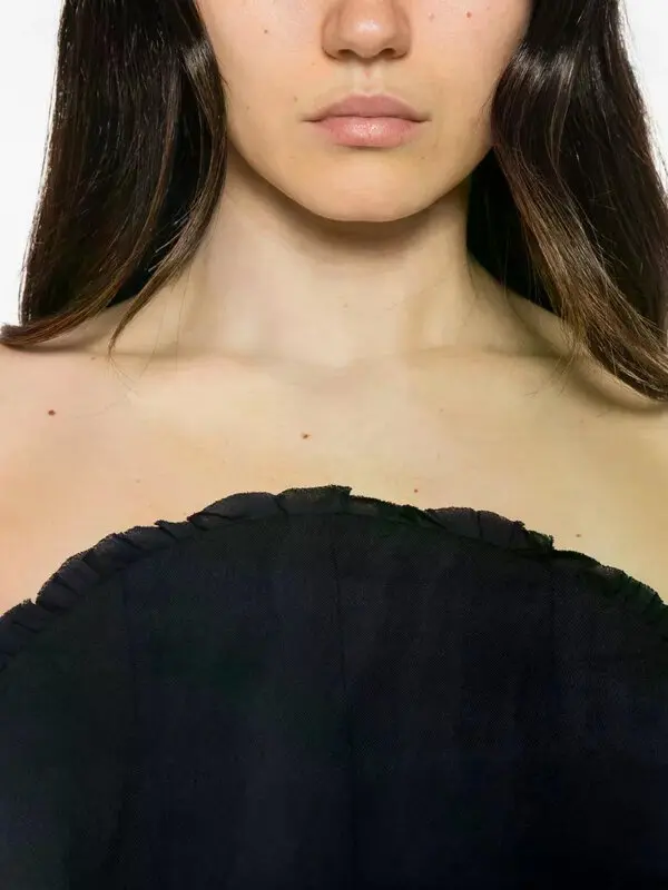 Marella Ruffle-trim Strapless Top