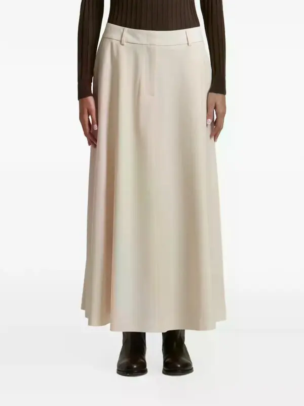 Peserico Belt-loops A-line Maxi Skirt
