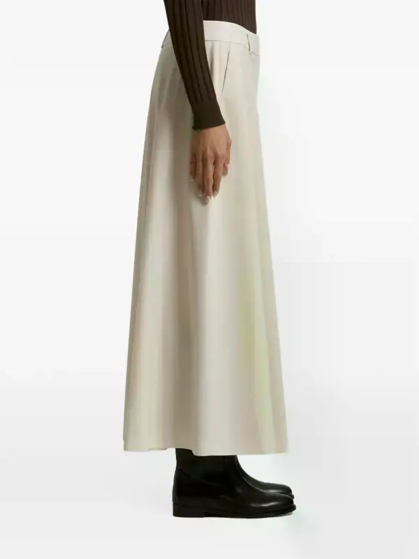 Peserico Belt-loops A-line Maxi Skirt