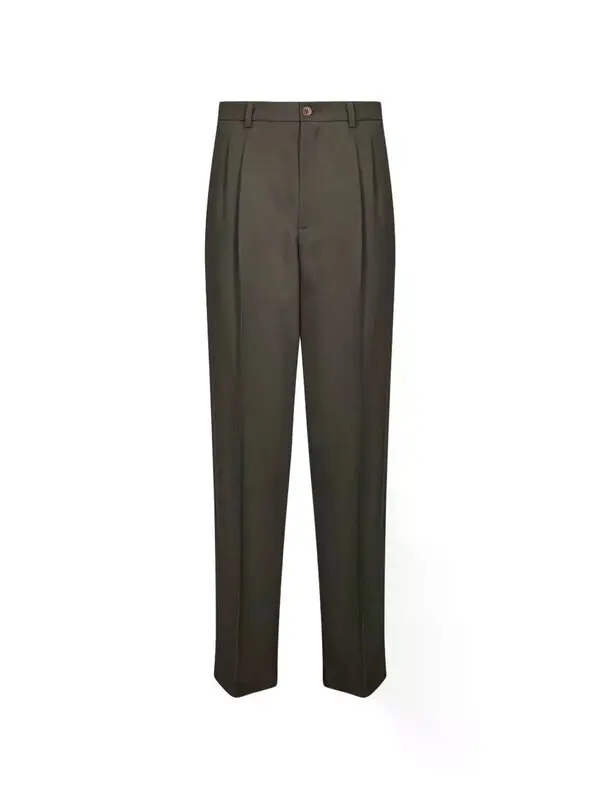 MAGLIANO Pleated Straight-leg Trousers