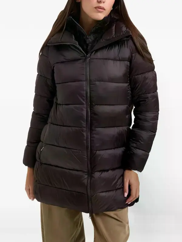 SAVE THE DUCK Padded Faux-fur-trim Coat