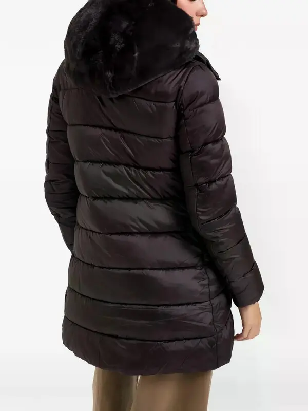 SAVE THE DUCK Padded Faux-fur-trim Coat