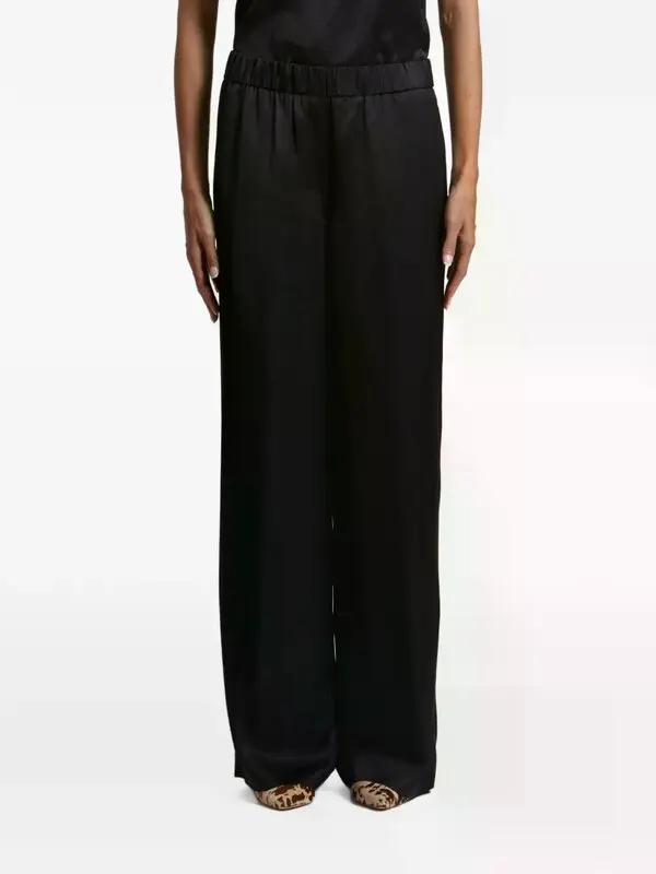 Peserico Elasticated-waist Wide-leg Trousers