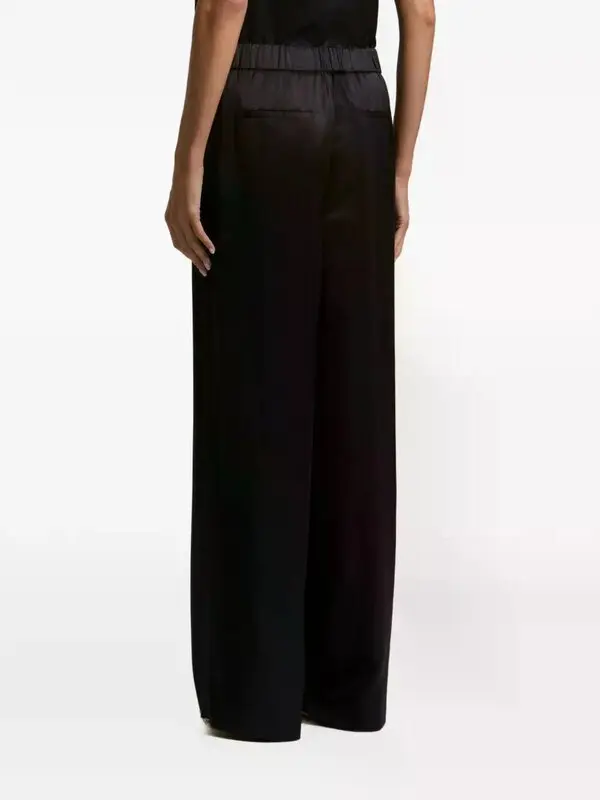 Peserico Elasticated-waist Wide-leg Trousers