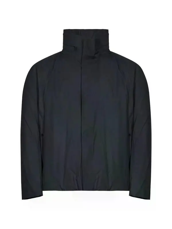 Veilance High-neck Concealed-fastening Coat