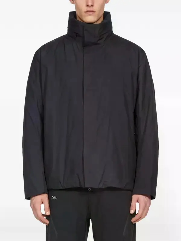 Veilance High-neck Concealed-fastening Coat