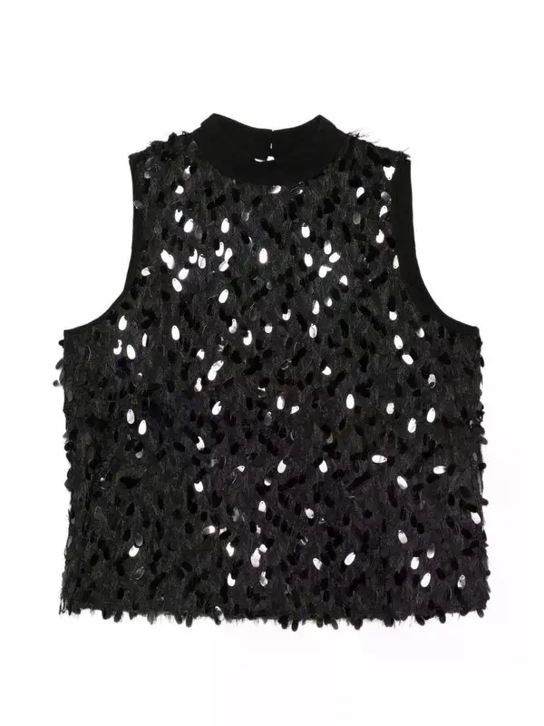 Marella Sequin-embellished Sleeveless Top