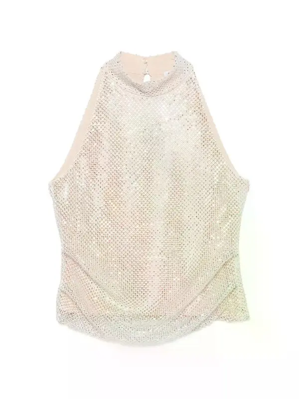 Marella Crystal-embellished Halterneck Top