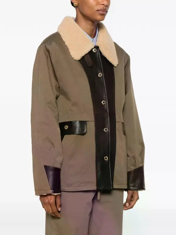 Sandro Two-tone Coat
