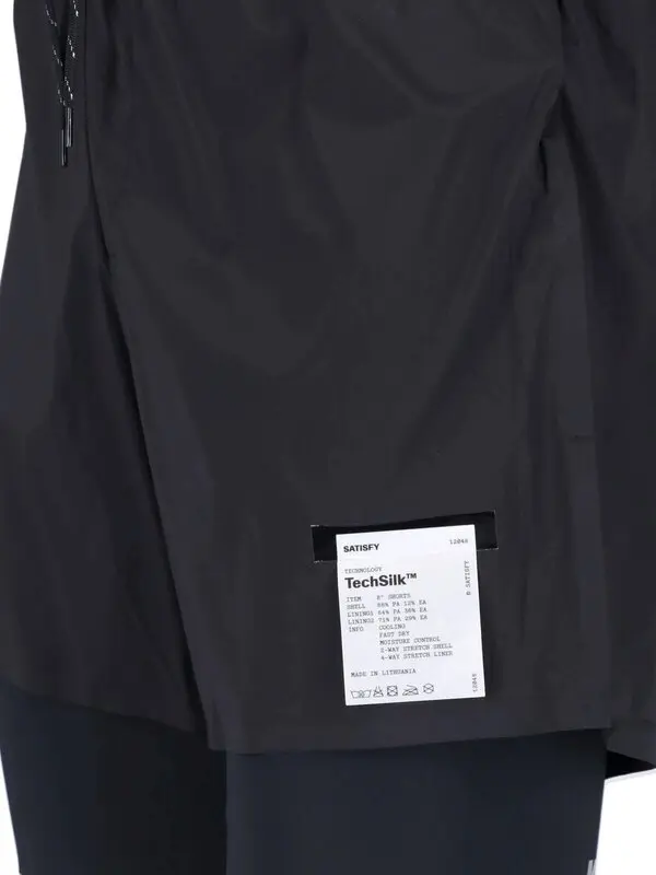 Satisfy Shorts “techsilk™ 7 - Black