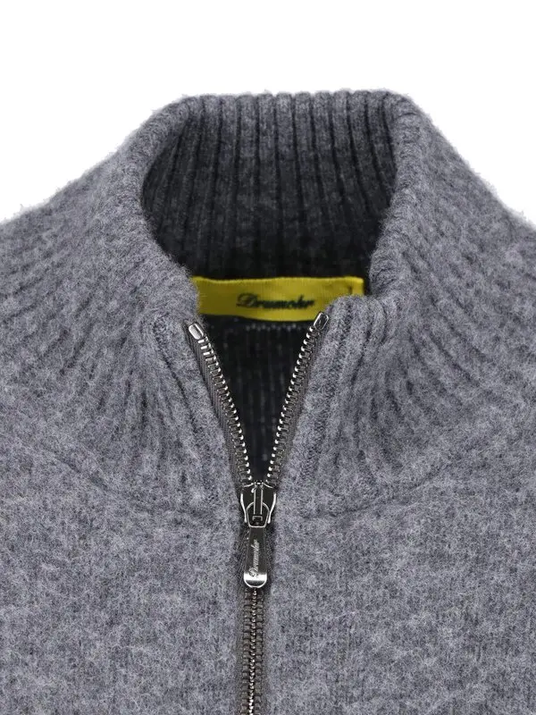 DRUMOHR Zip Cardigan In Wool