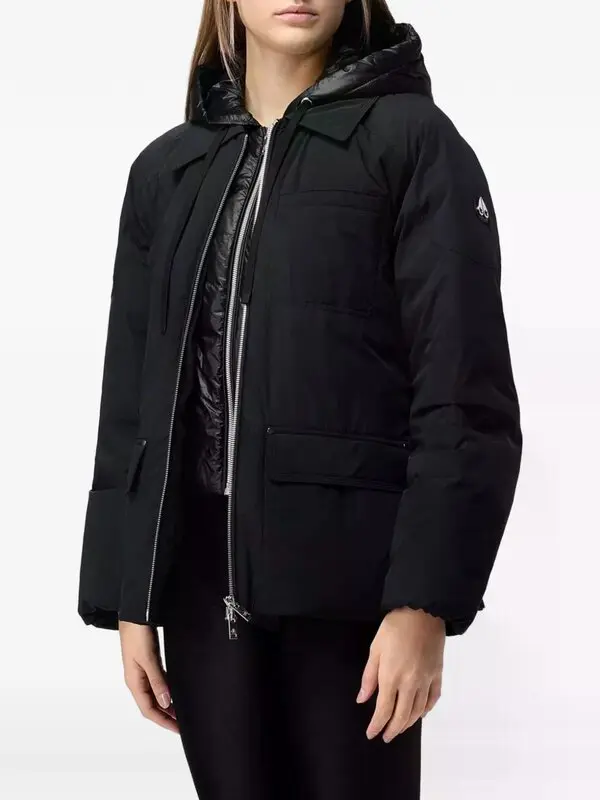 Moose Knuckles Belted Hooded Jacket