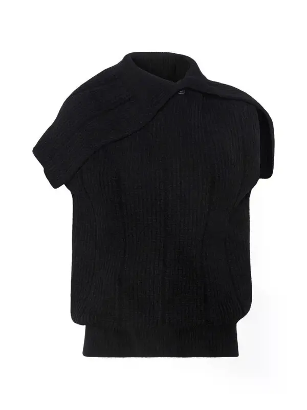 Sportmax Ribbed Asymmetric Sweater