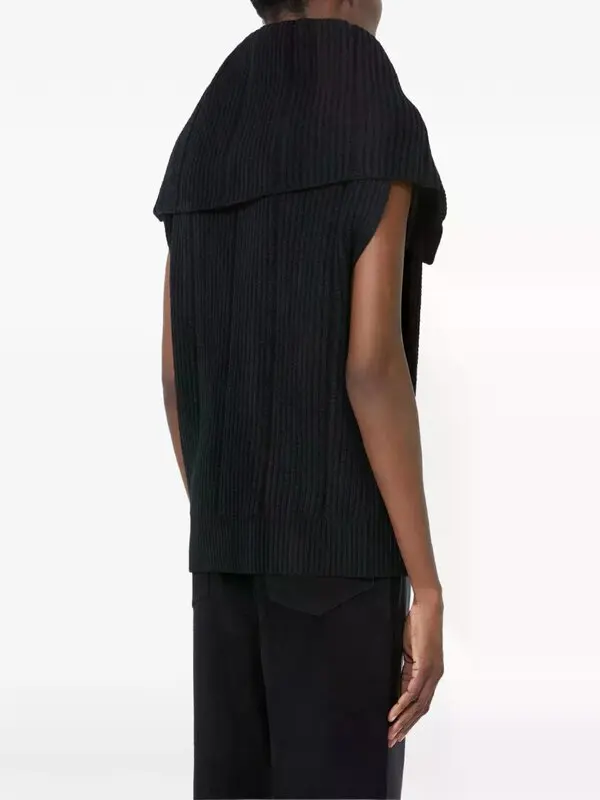 Sportmax Ribbed Asymmetric Sweater