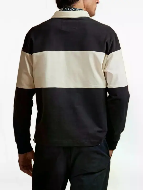 LA MARTINA Dion Long-sleeve Colour-block Polo Shirt