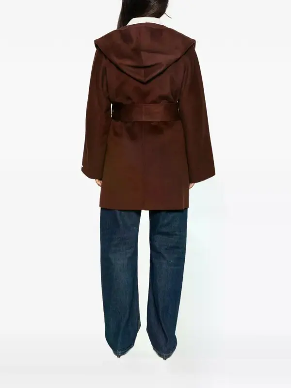 Marella Hooded Belted Coat