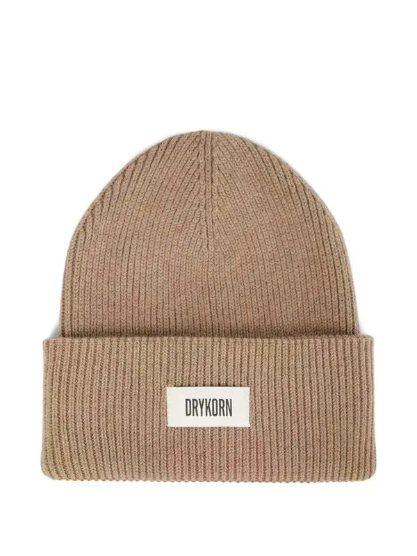 DRYKORN Loah 3 Ribbed-knit Beanie Hat - Brown