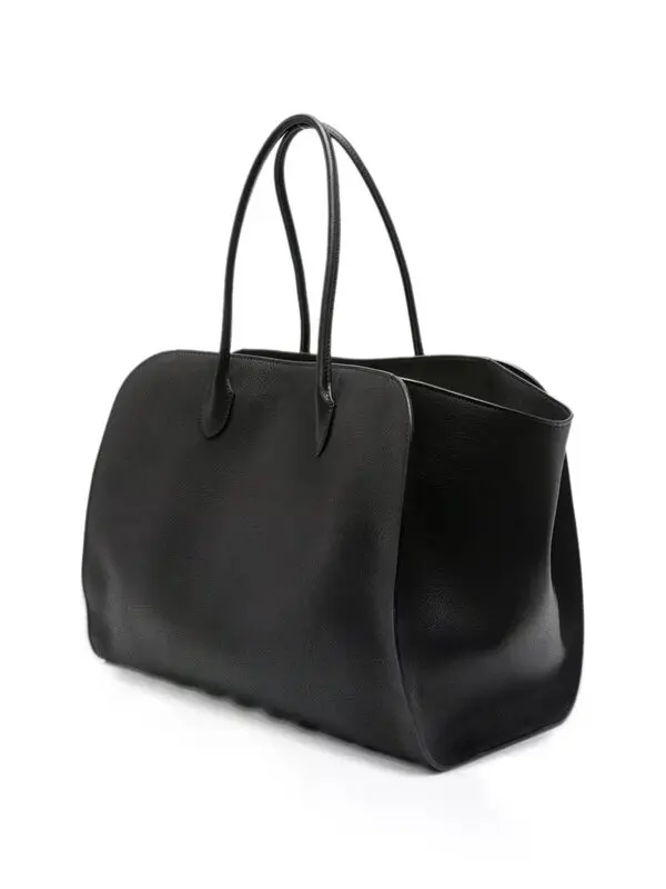 THE ROW Marlo Leather Tote Bag - Black