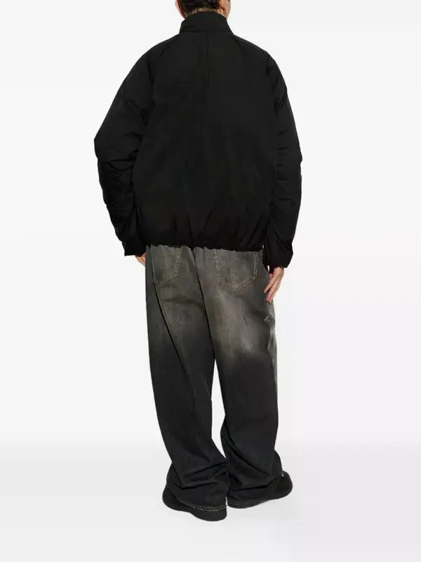 POST ARCHIVE FACTION Flare Ruched-detail Down Jacket