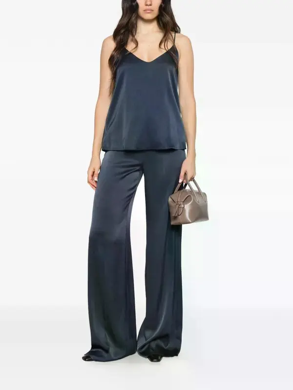 Marella Satin-finish V-neck Top