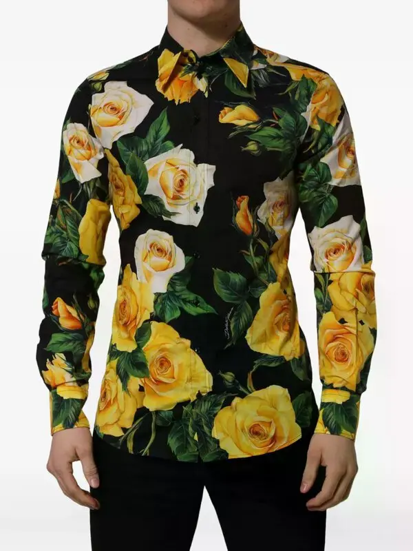 Dolce & Gabbana Sicilia Floral-print Shirt
