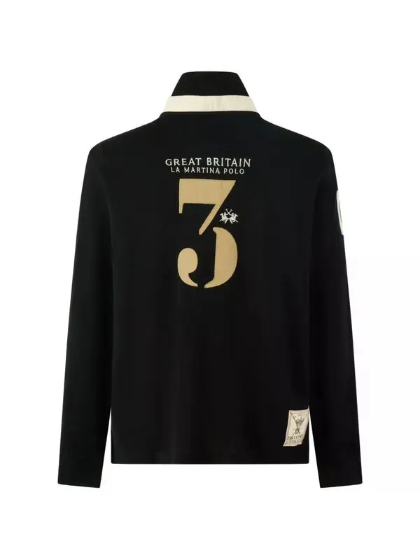 LA MARTINA Engadine Logo-embroidered Piqué Polo Shirt