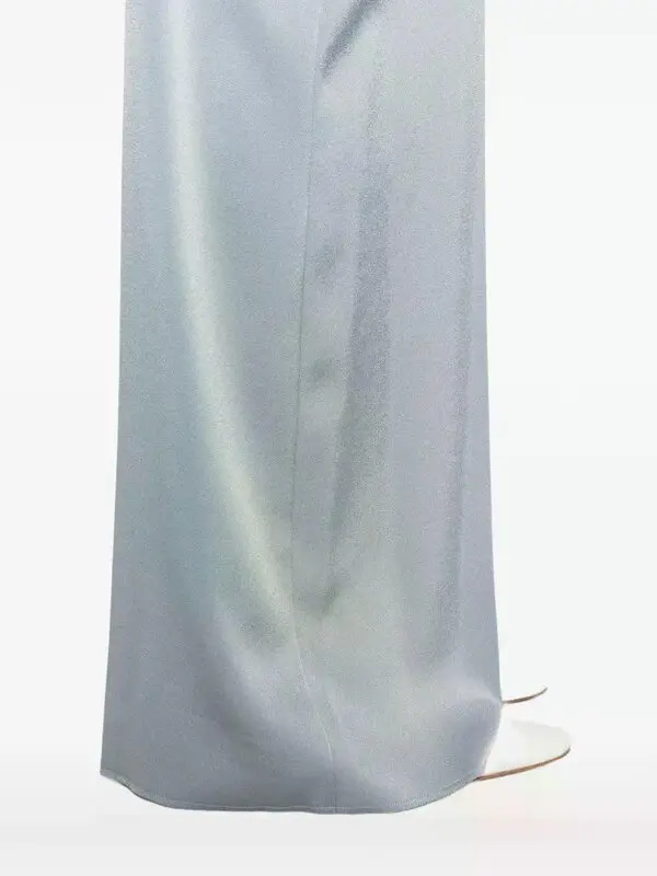 Marella Satin-finish Wide-leg Trousers