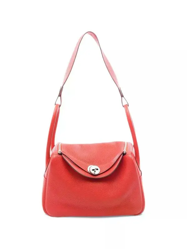 Hermès 2016 26 Lindy Clemence Shoulder Bag - Rust