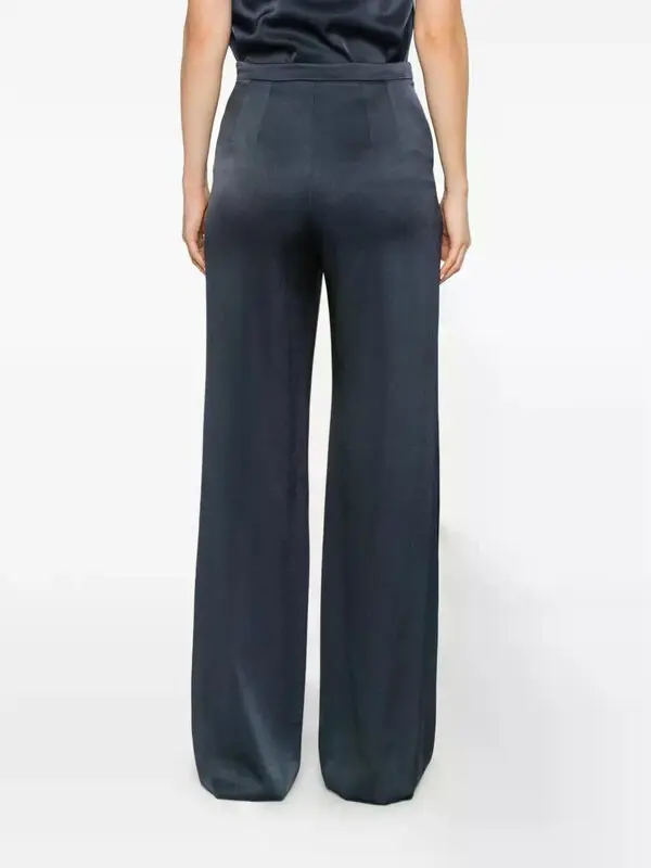 Marella Satin-finish Wide-leg Trousers