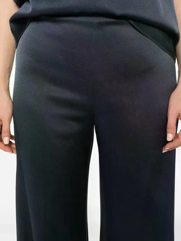 Marella Satin-finish Wide-leg Trousers