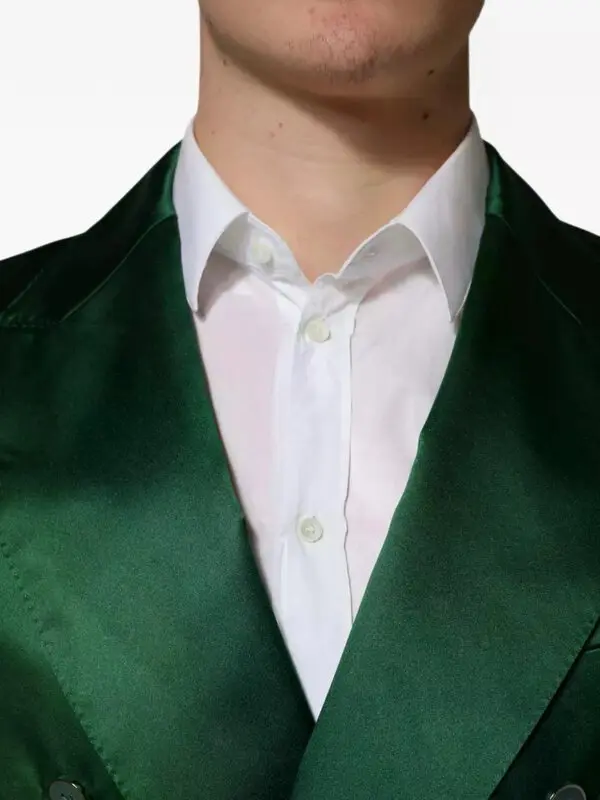 Dolce & Gabbana Double-breasted Satin Blazer
