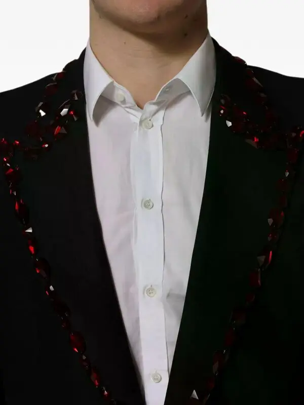Dolce & Gabbana Crystal-embellished Single-breasted Suit